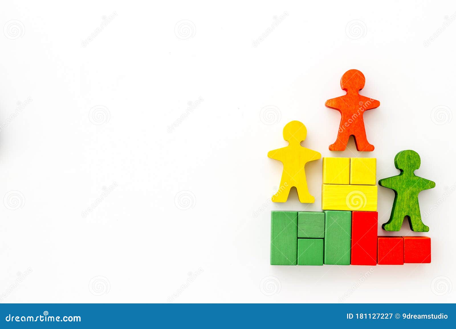 Winners Figures On Pedestal And Losers On Floor, Business Hierarchy ...