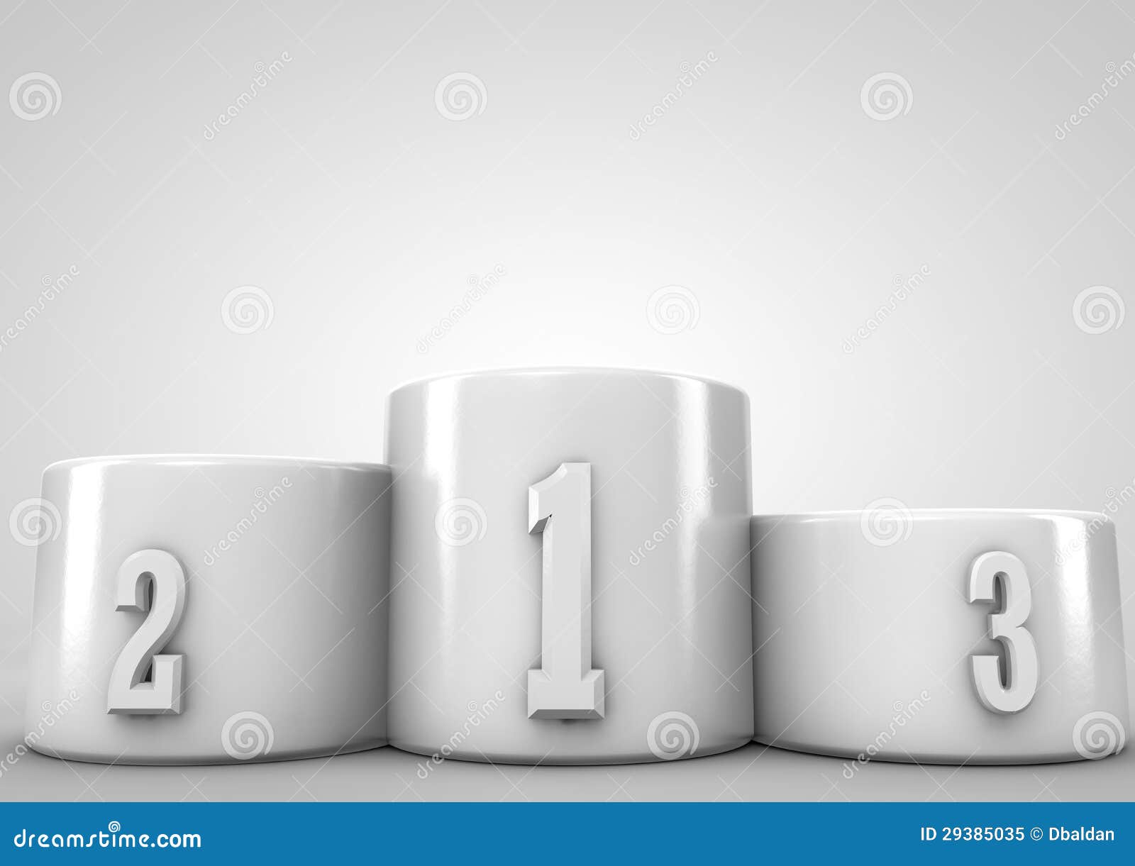 Winners Podium Top Three Finishers Stock Illustration - Illustration of ...