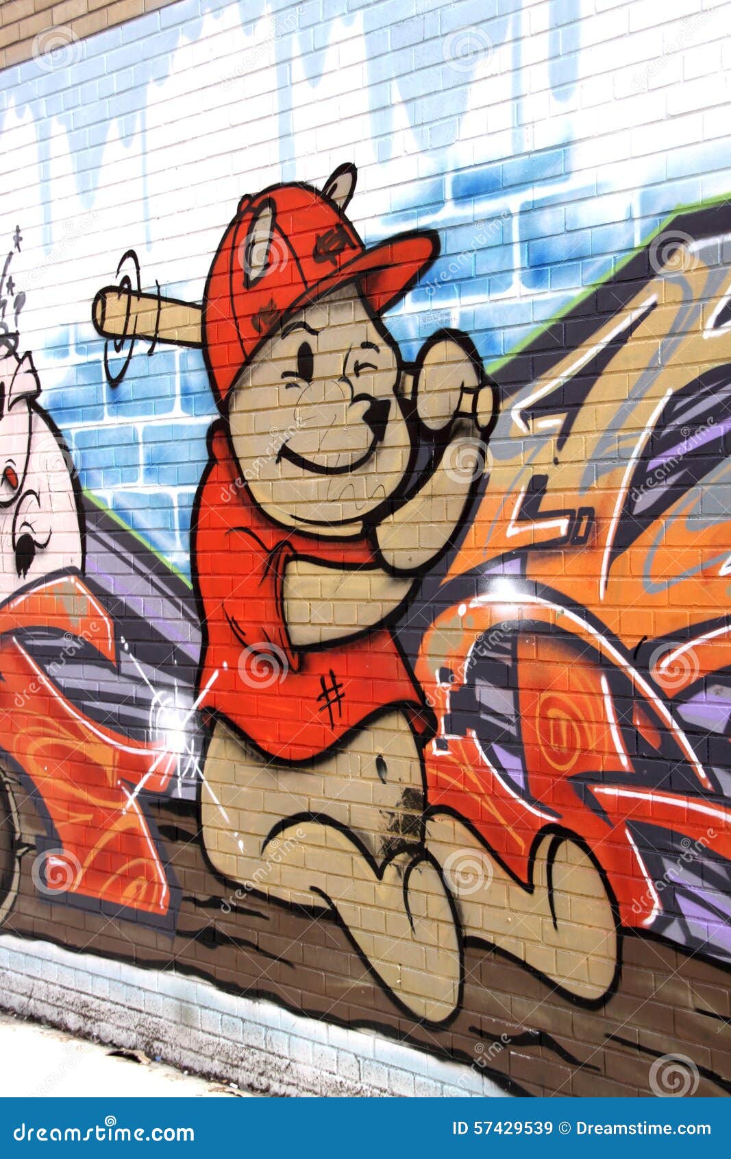 Winnie the pooh editorial stock image. Image of grafiti - 57429539