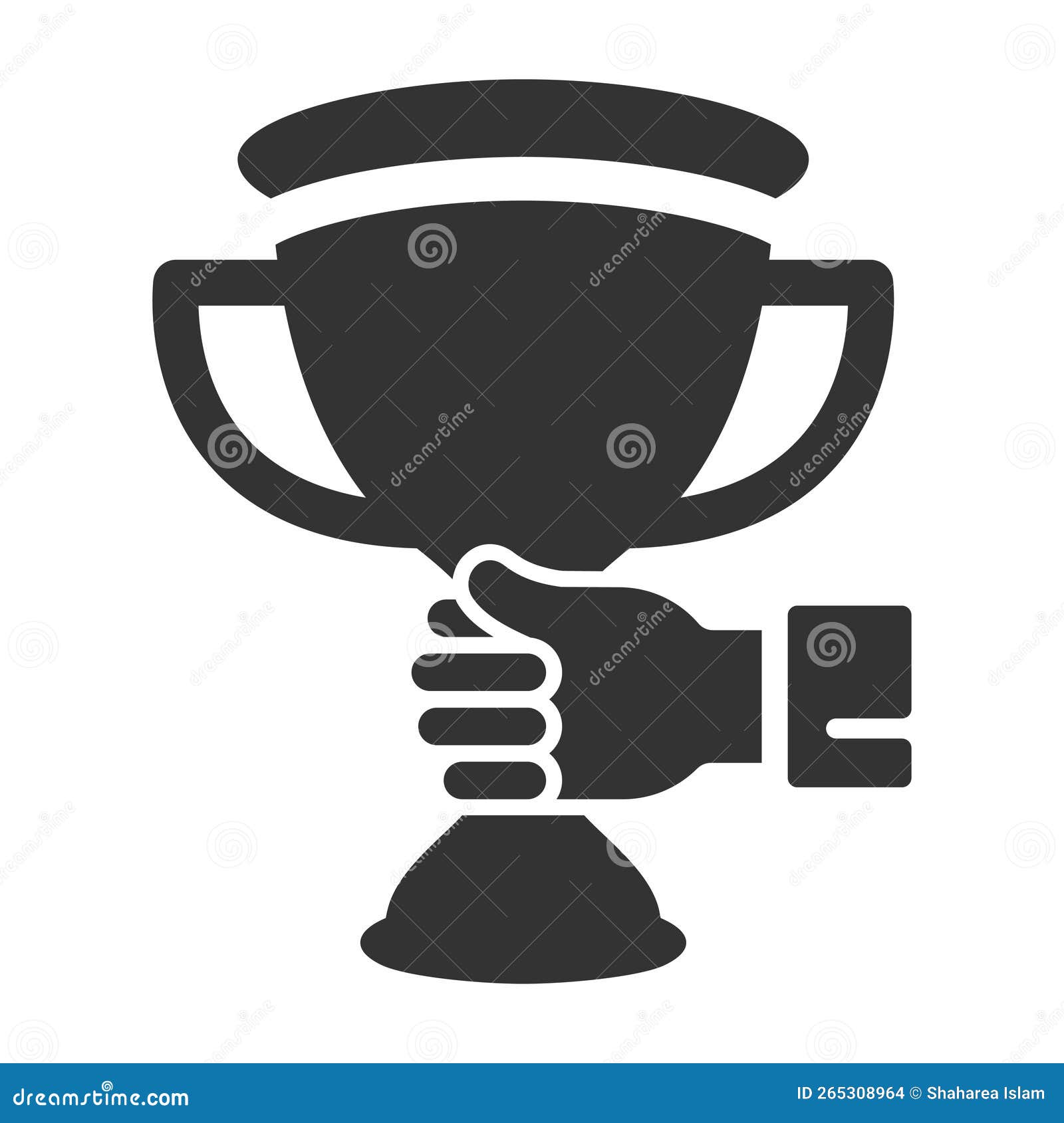 Winning award icon stock vector. Illustration of icon - 265308964