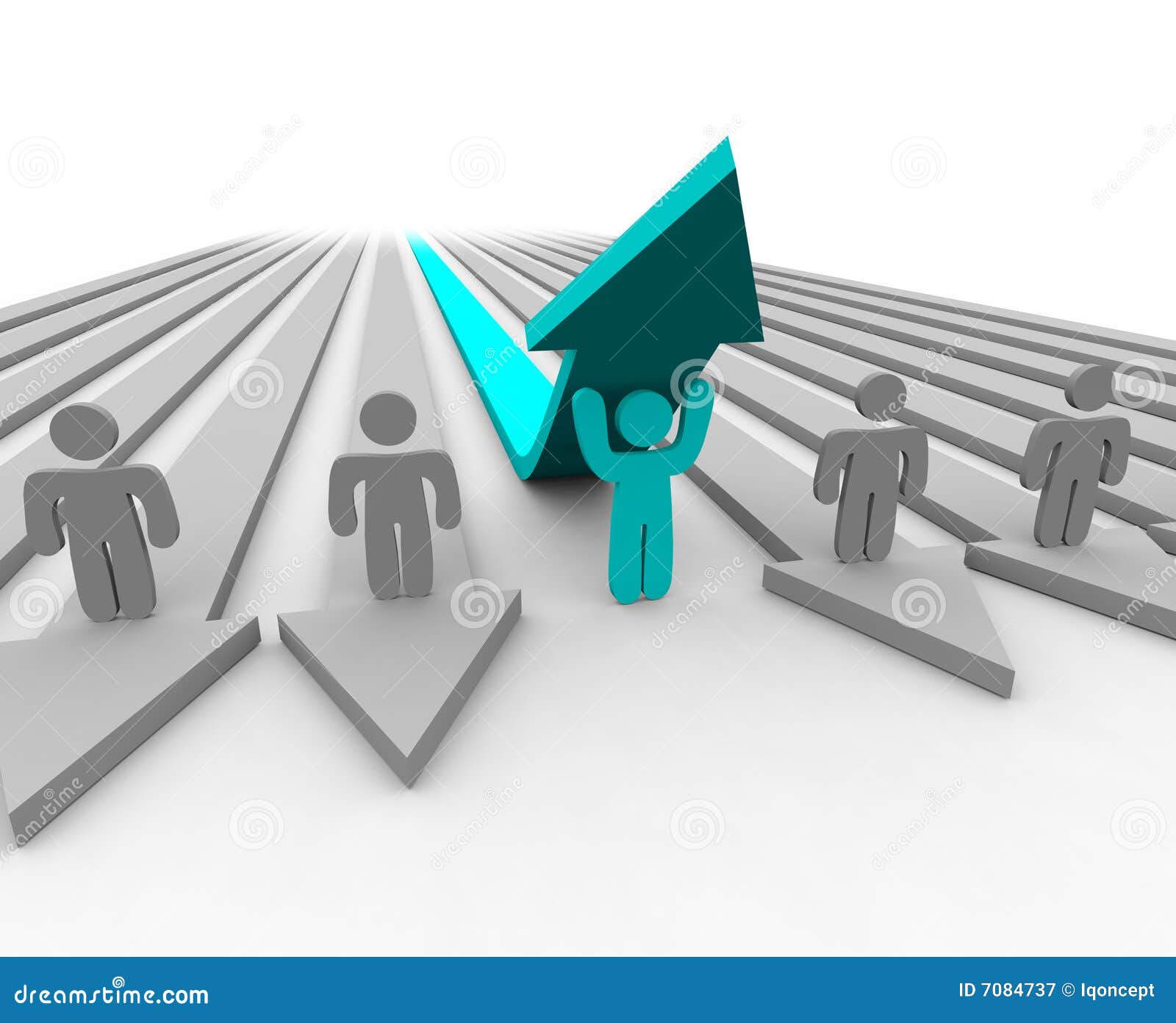 Winning the Battle for Growth 2 Stock Illustration - Illustration of ...