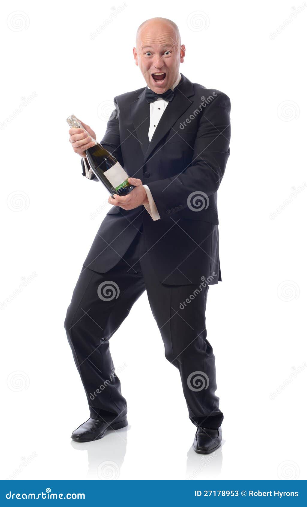 Winning champagne stock image. Image of jacket, happy - 27178953