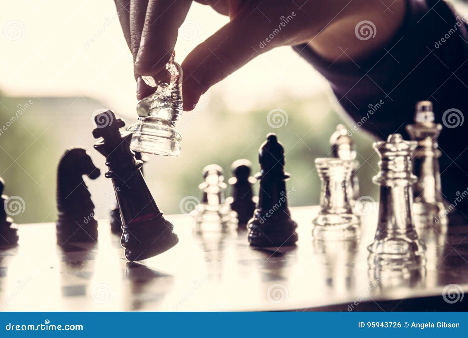 Winning Chess Game stock photo. Image of winning, king - 95943726