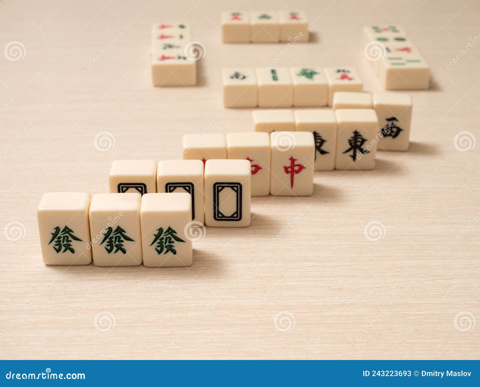 Stack Of Mahjong Tiles Stock Photography | CartoonDealer.com #6022910