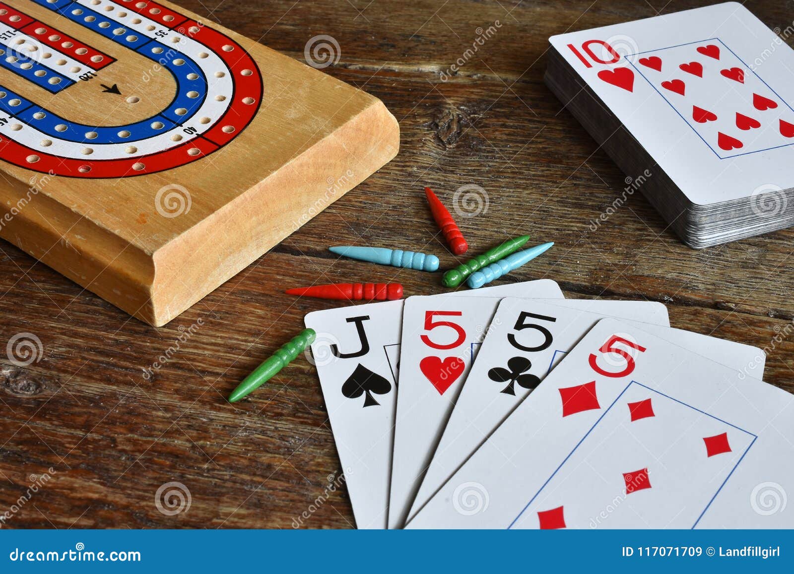 Winning Cribbage Hand stock image. Image of success - 117071709