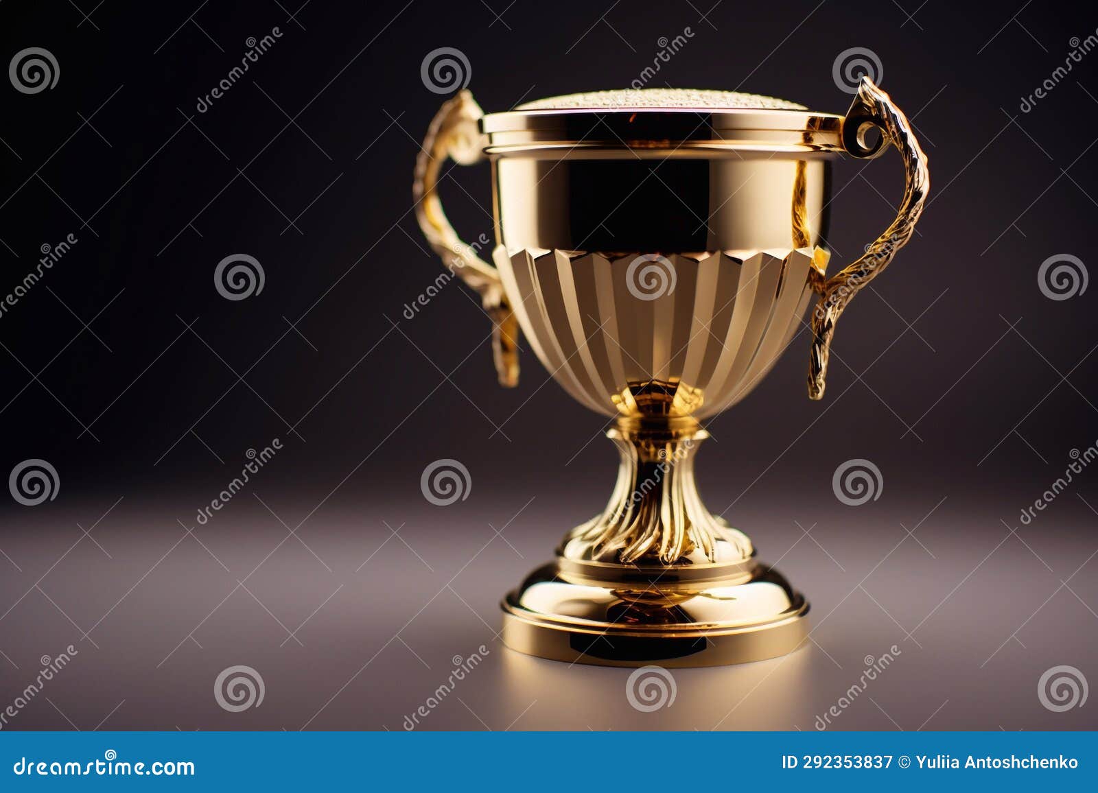 Winning Cup. Winning the Competition Stock Illustration - Illustration ...