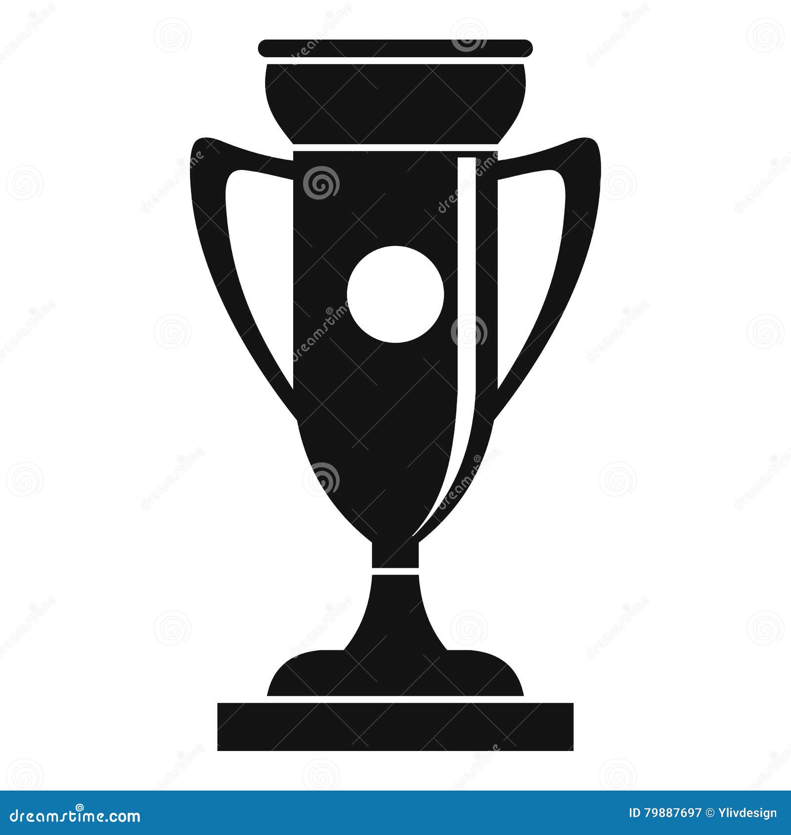 Winning Cup Icon, Simple Style Stock Vector - Illustration of element ...