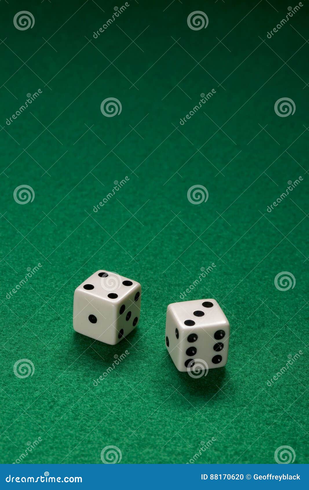 Winning dice on table stock photo. Image of dice, craps - 88170620