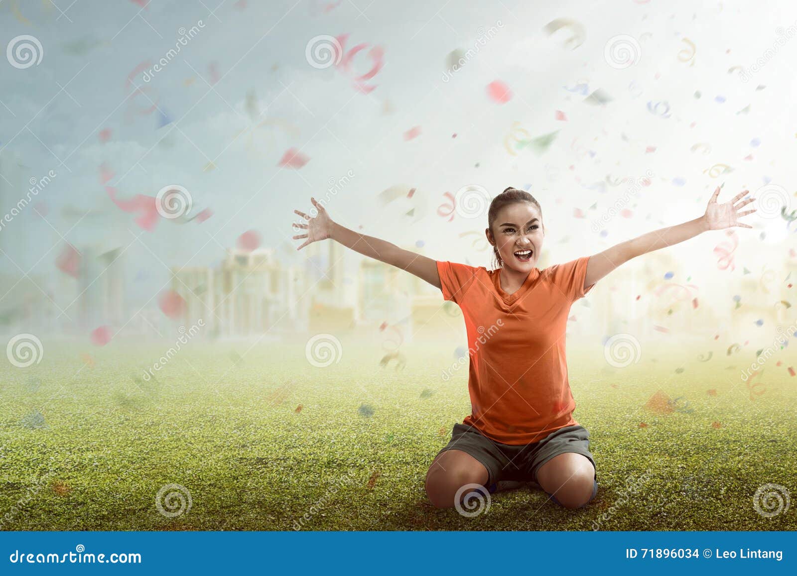 Winning football player stock photo. Image of competition - 71896034