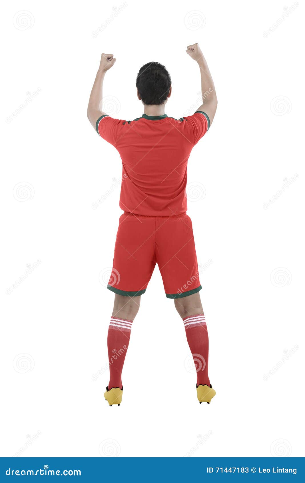 Winning Football Player after Scoring Stock Image - Image of player ...