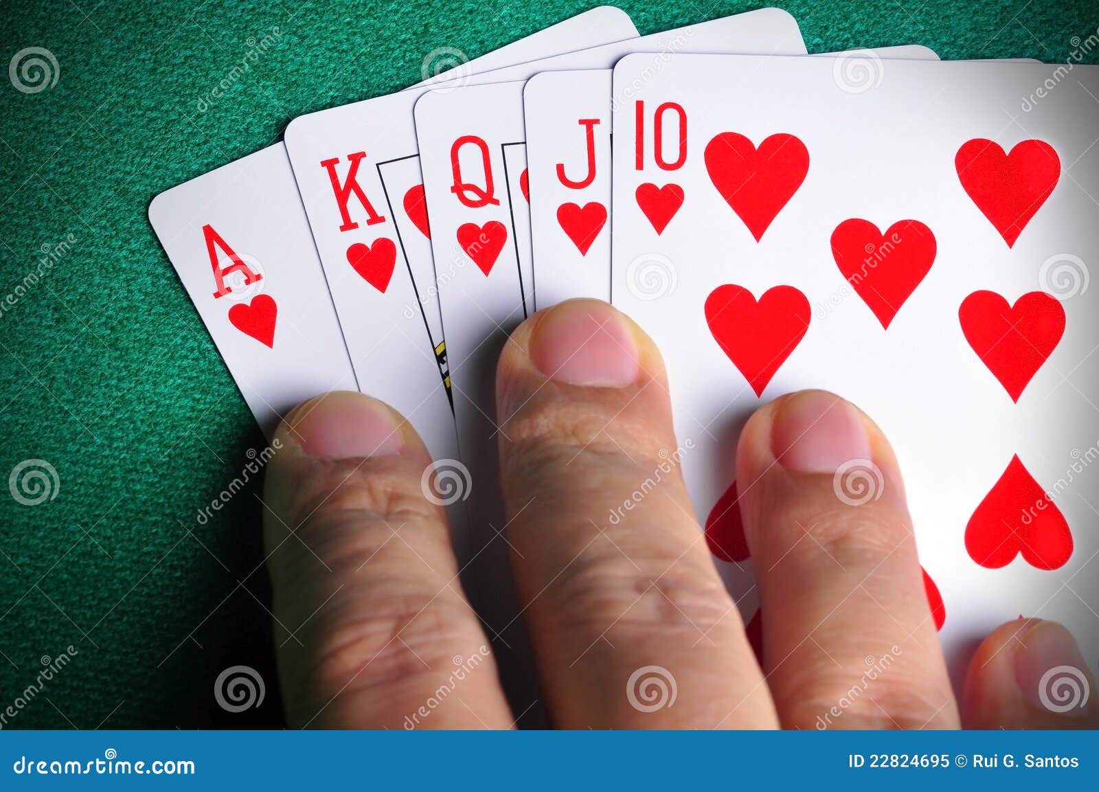 Winning Hand stock image. Image of black, poker, blackjack - 22824695