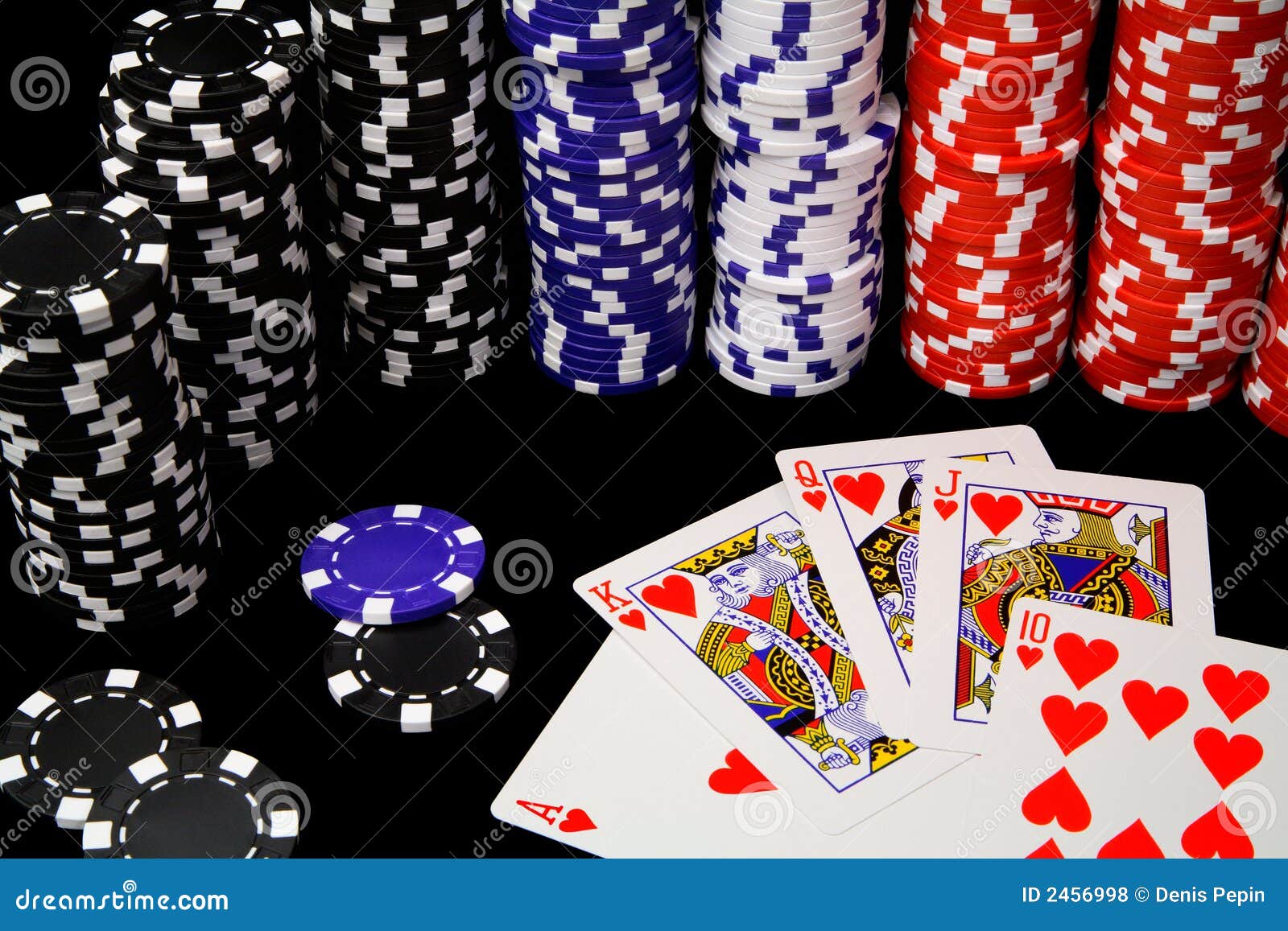 Winning Hand stock photo. Image of flush, highest, recreation - 2456998
