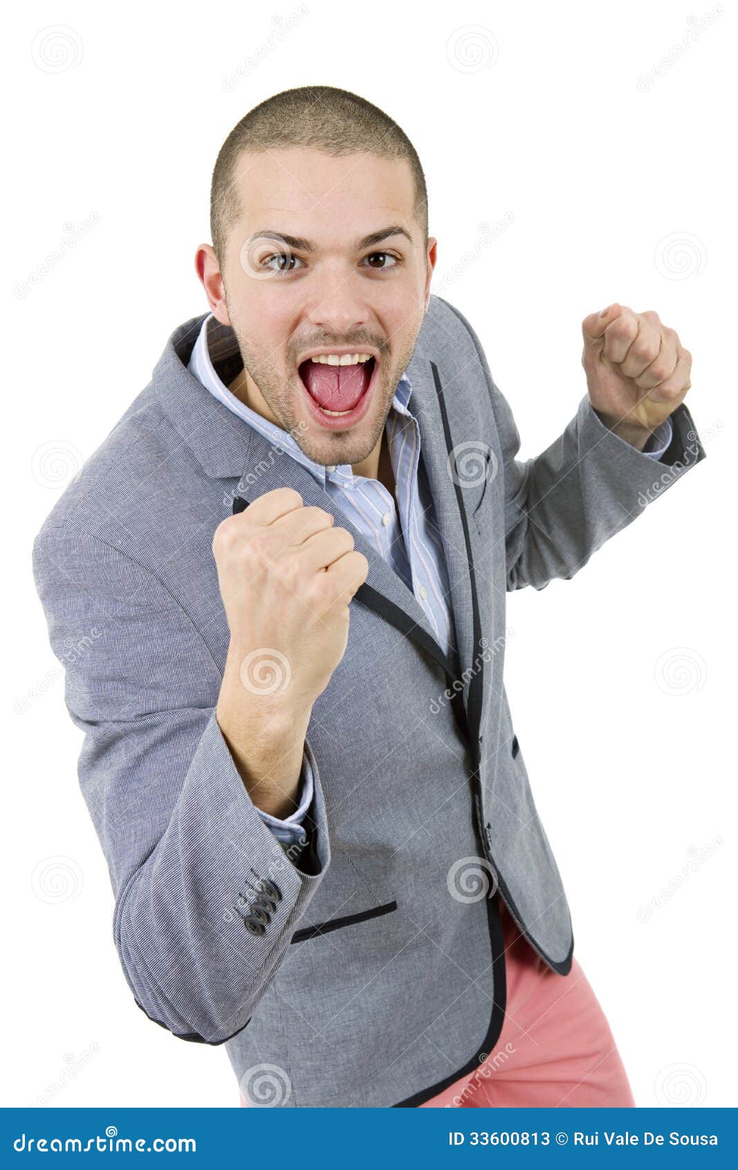 Winning stock image. Image of confident, casual, body - 33600813