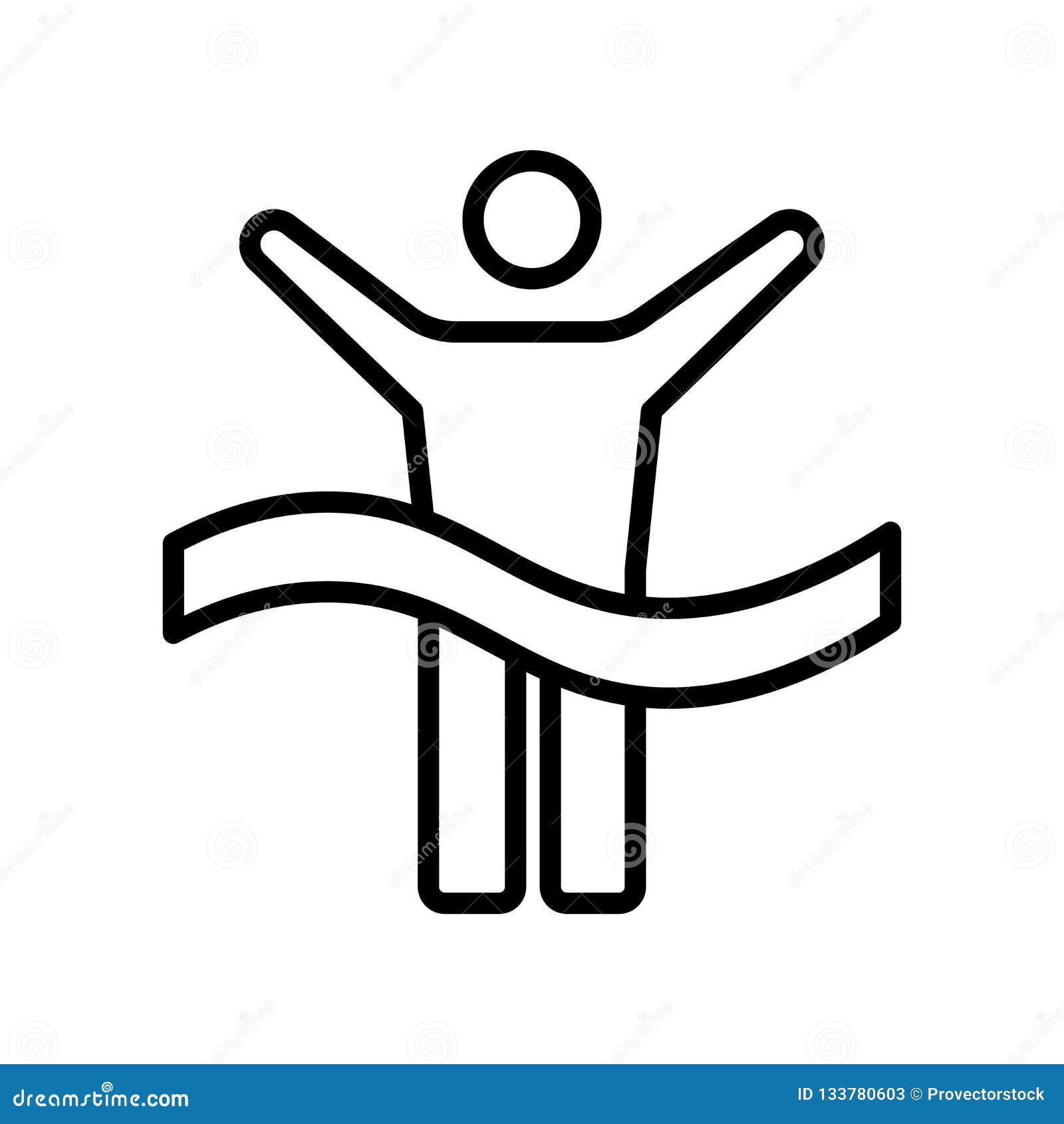 Winning Icon Vector Sign and Symbol Isolated on White Background Stock ...