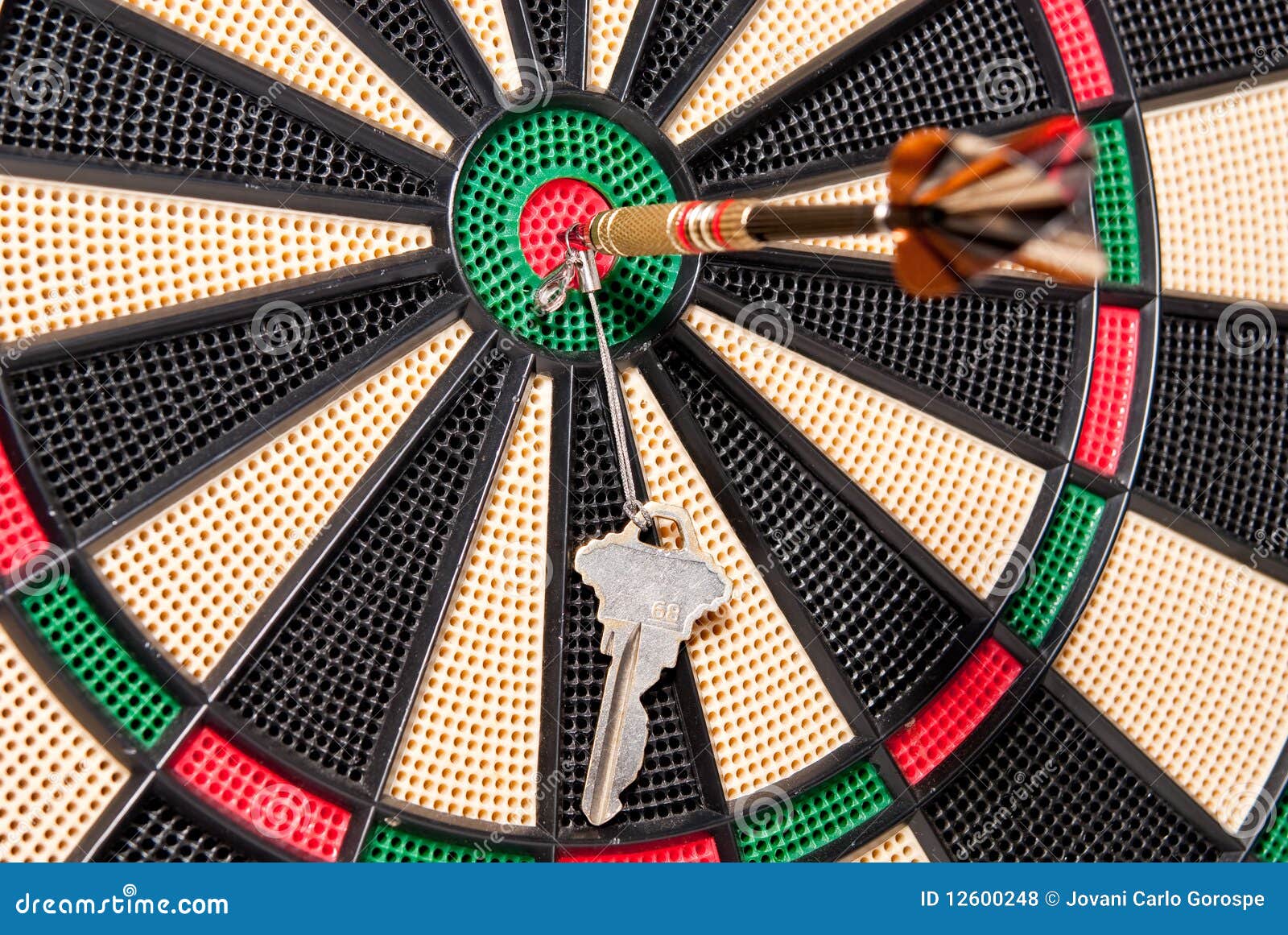 Winning the Key to Success stock photo. Image of triumph - 12600248