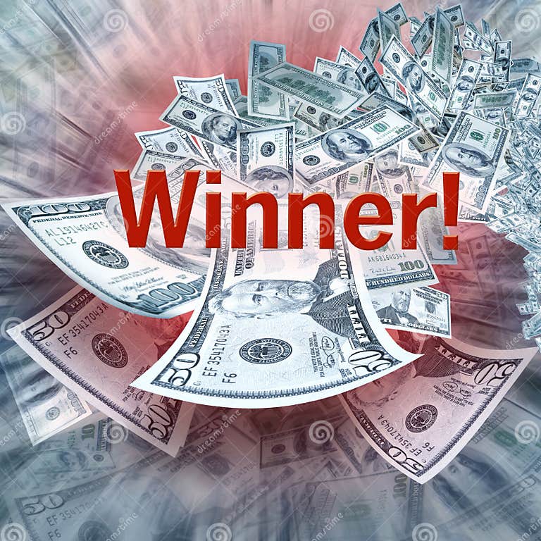 Winning money stock image. Image of dollar, amount, loose - 4541159