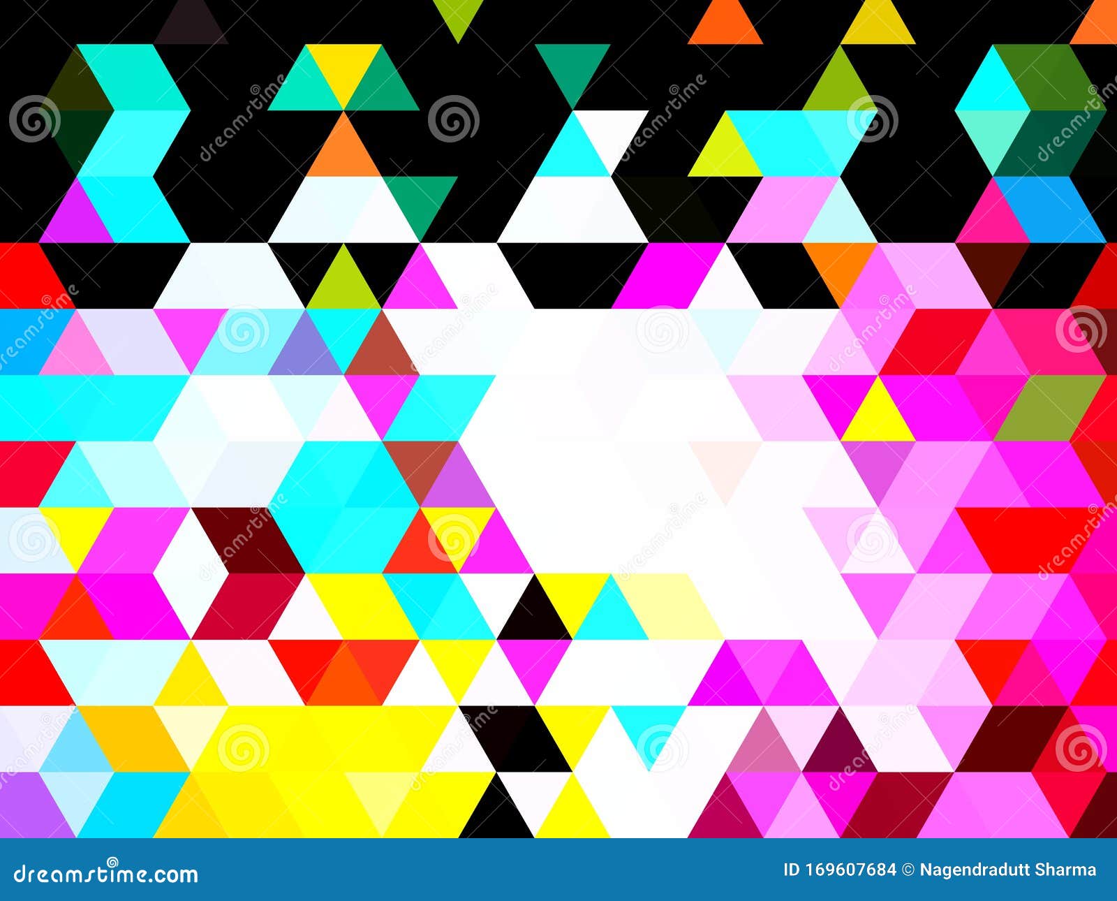 A Winning Multi-colored Geometric Pattern of Triangles, Squares and ...