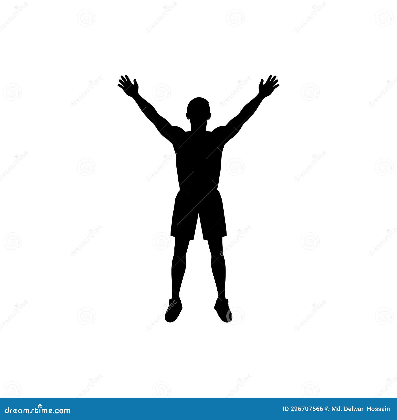 Winning Pose Icon stock vector. Illustration of symbol - 296707566