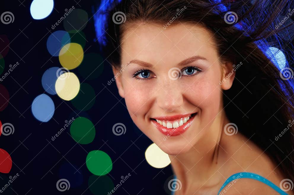 Winning Smile stock photo. Image of healthy, lady, night - 25342498
