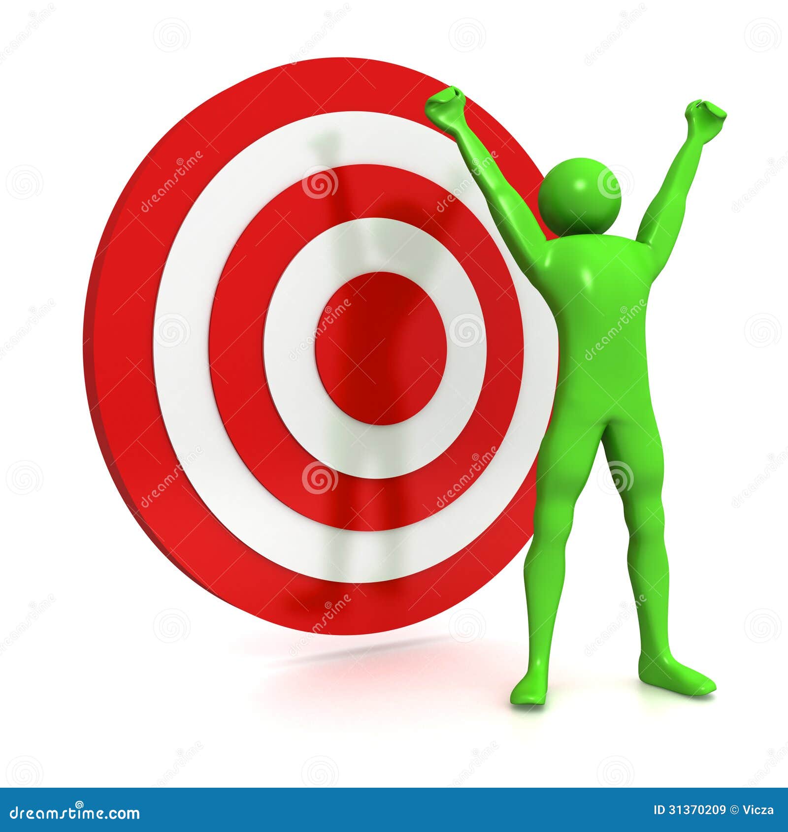 The winning target stock illustration. Illustration of board - 31370209
