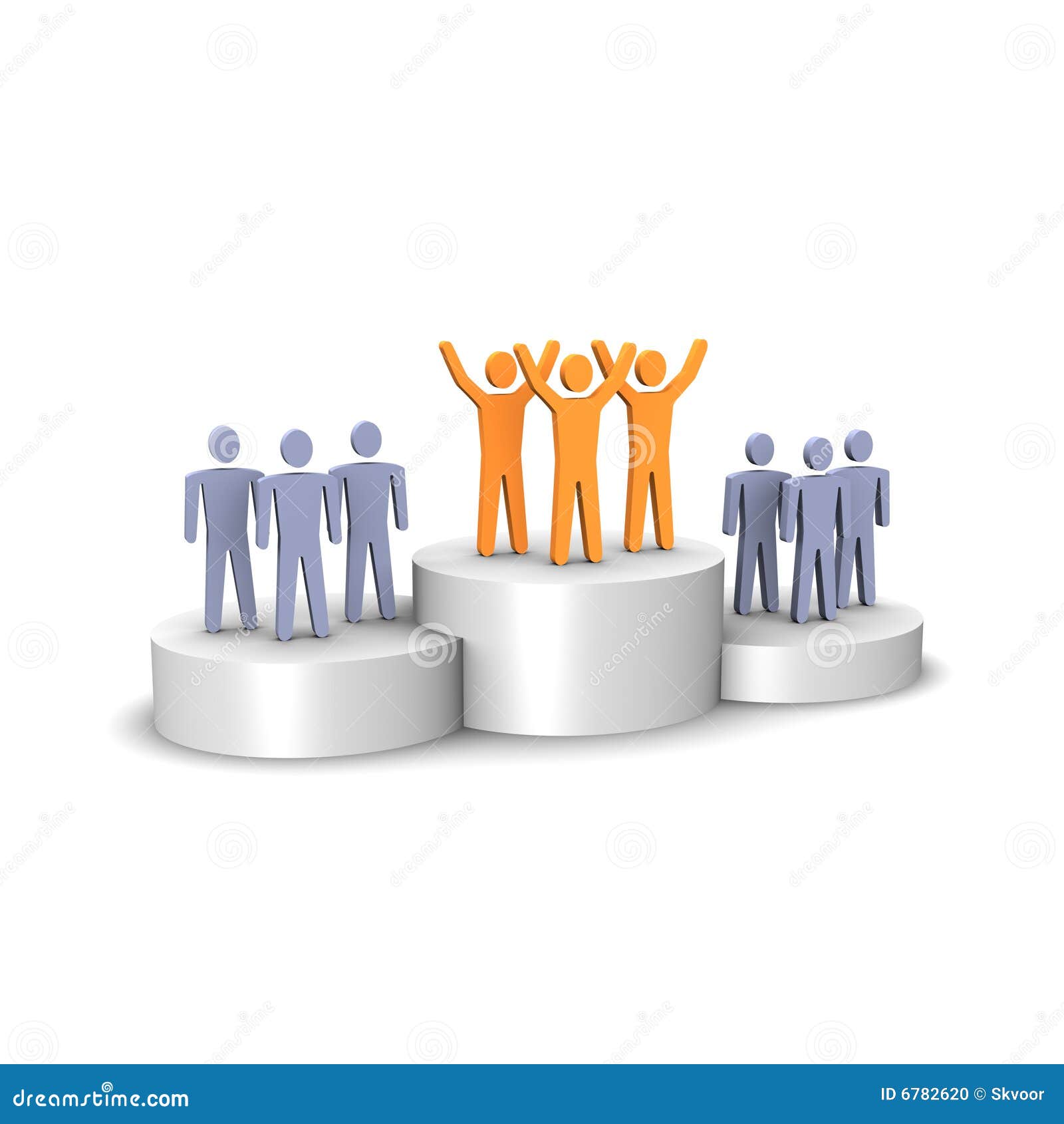 Winning Team Celebrating Stock Image | CartoonDealer.com #7091059