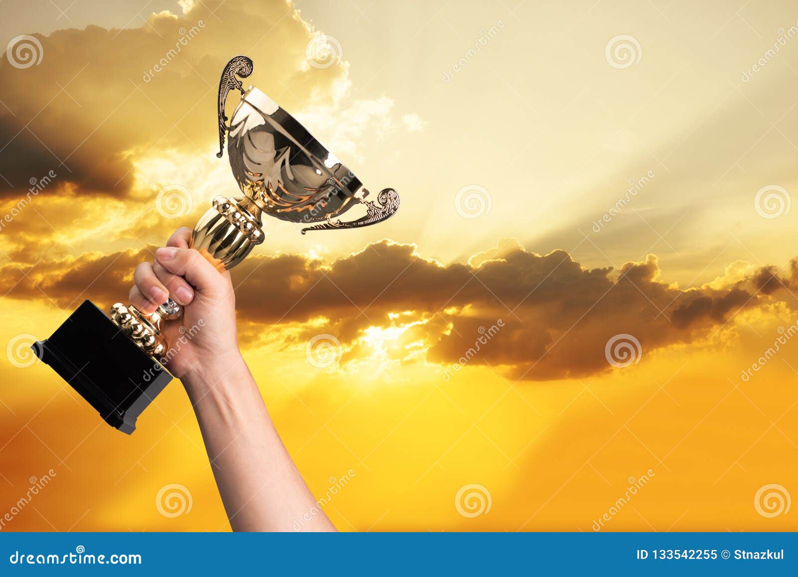 Winning Team Raise Trophy Cup With Digital Background, Digital A Stock ... Winning Team Raise Trophy Cup With Digital Background, Digital A Stock ...