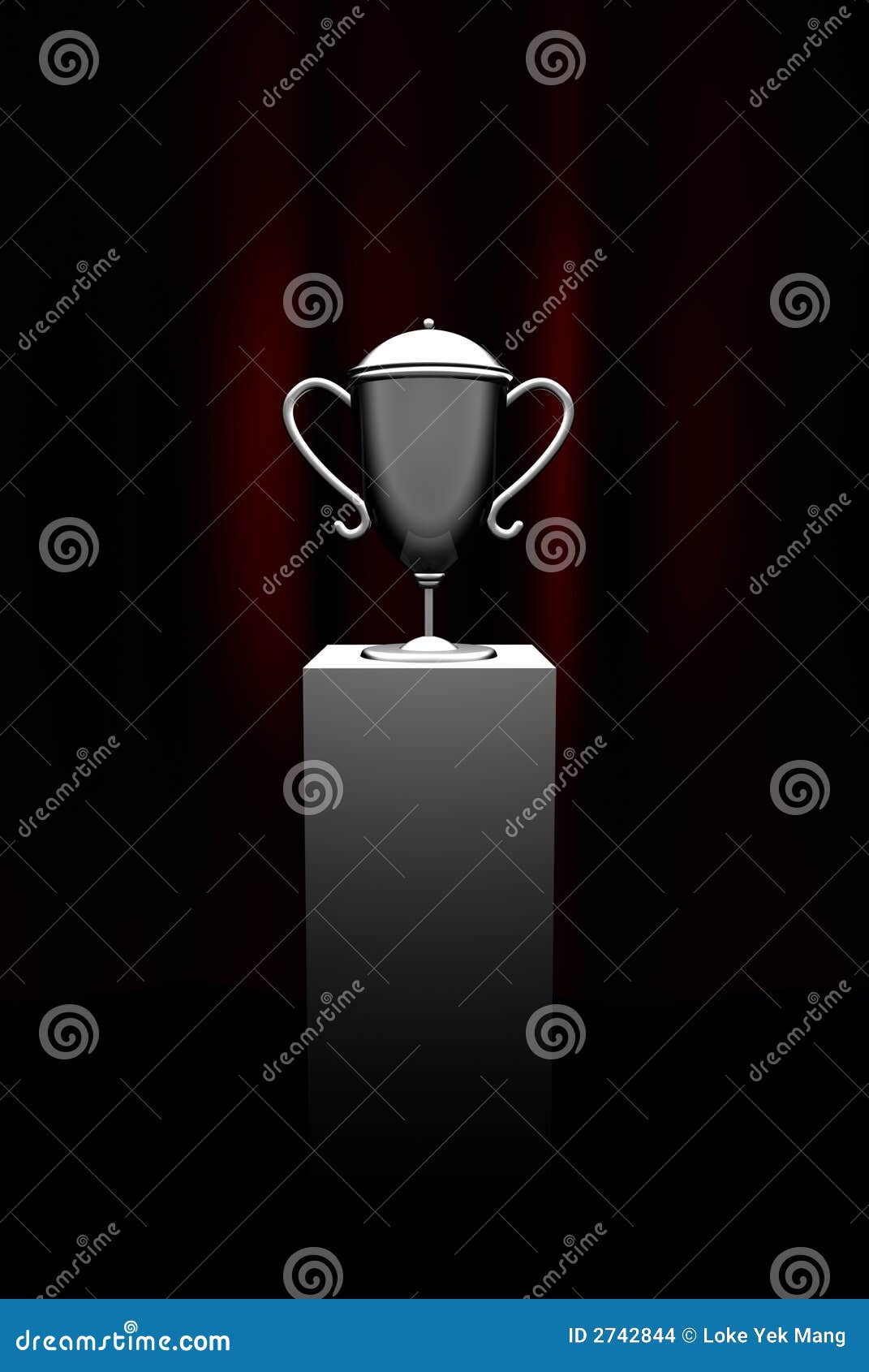 Winning trophy stock illustration. Illustration of proud - 2742844