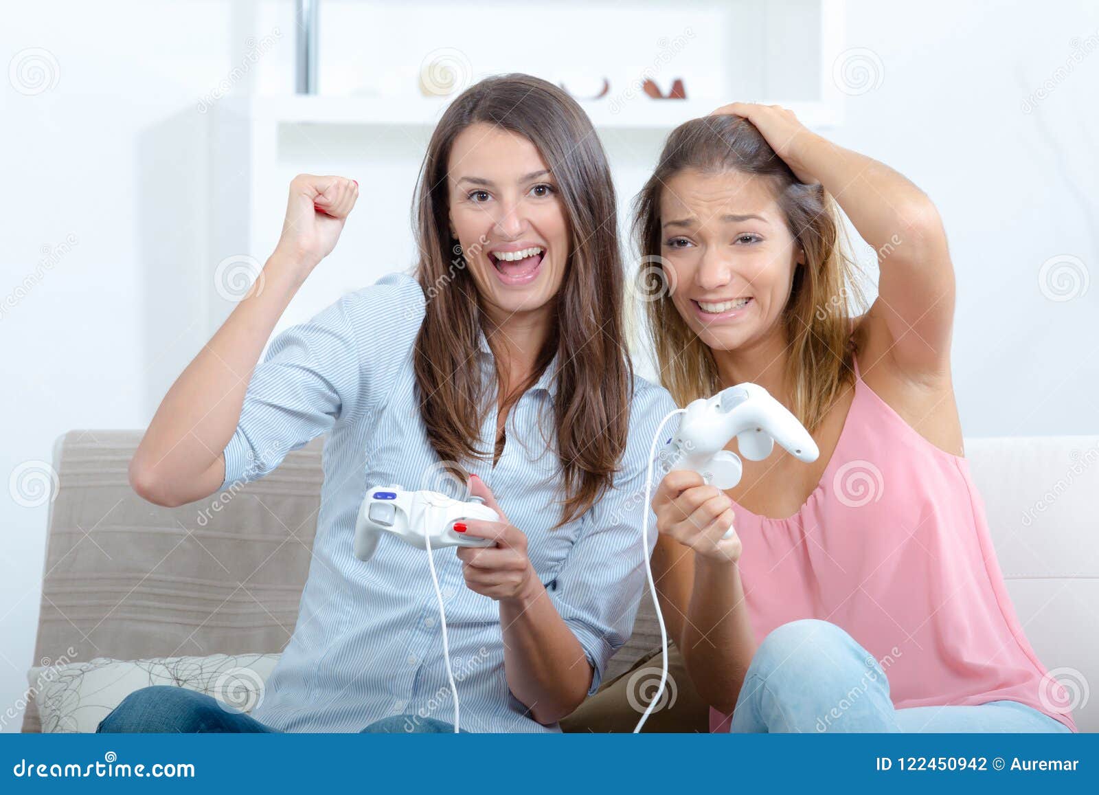 Winning the virtual game stock photo. Image of genre - 122450942