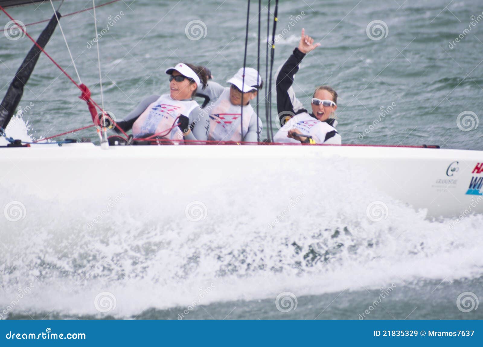 Winning Women on Quest for Olympic Sailing Gold. Editorial Stock Image ...