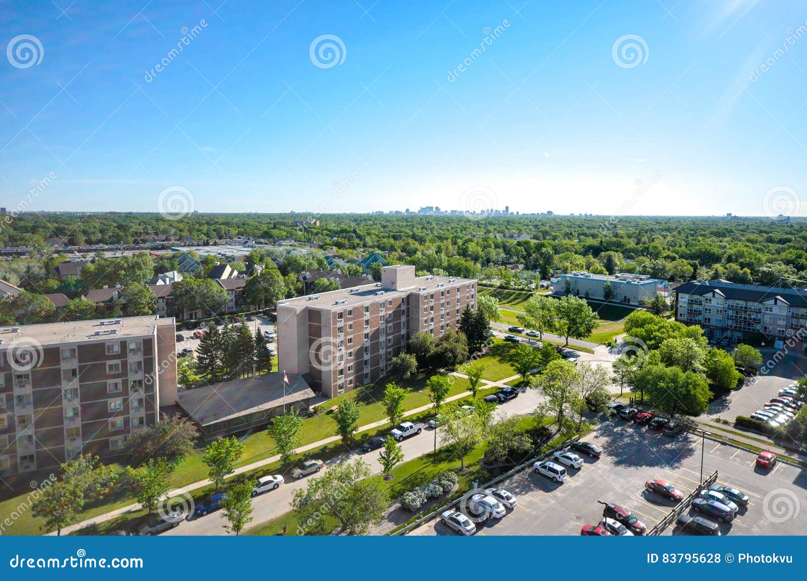 Winnipeg city editorial stock photo. Image of angle, sightsee - 83795628