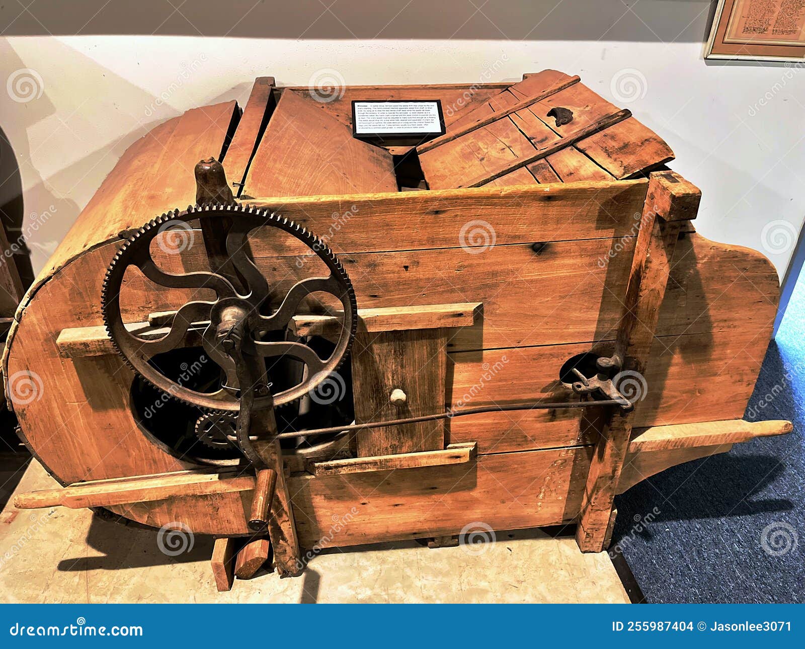 Winnowing machine editorial stock image. Image of winnowing - 255987404