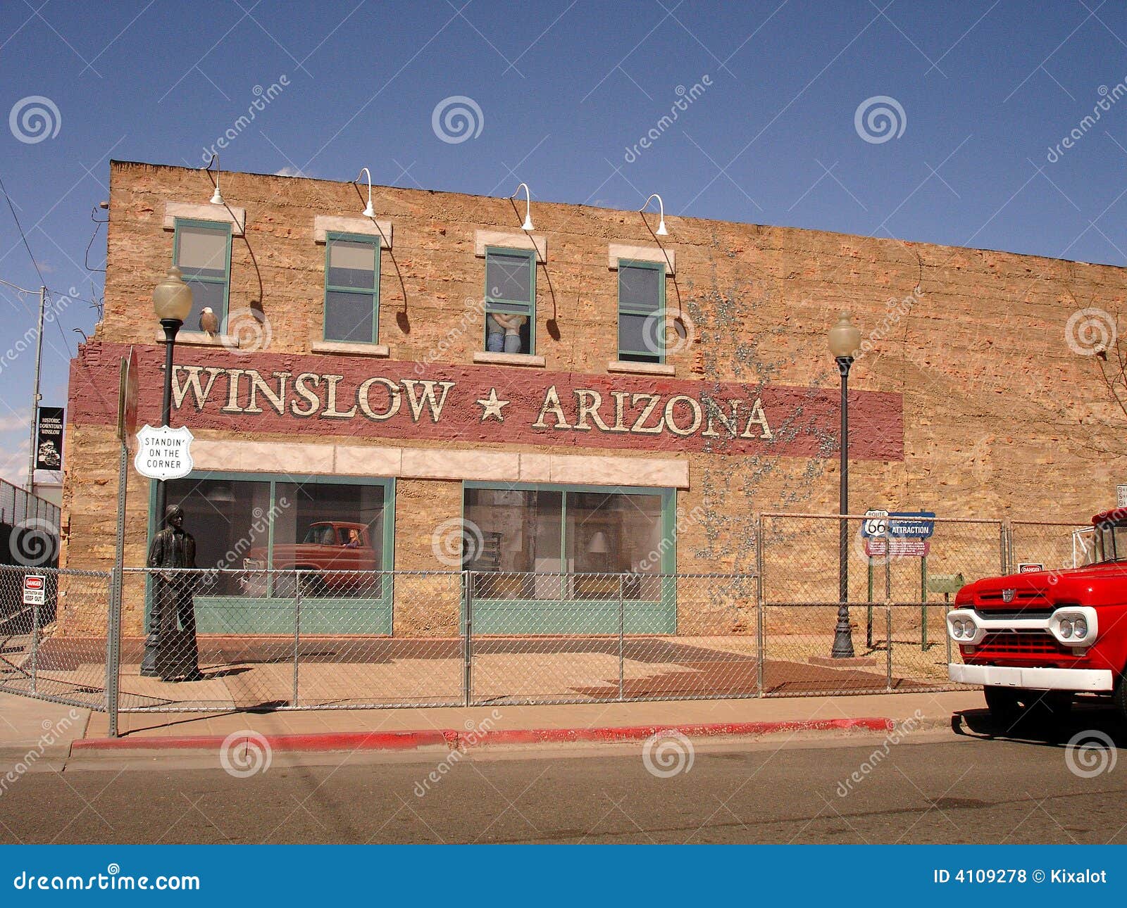 Winslow Arizona Corner stock photo. Image of culture, winslow - 4109278