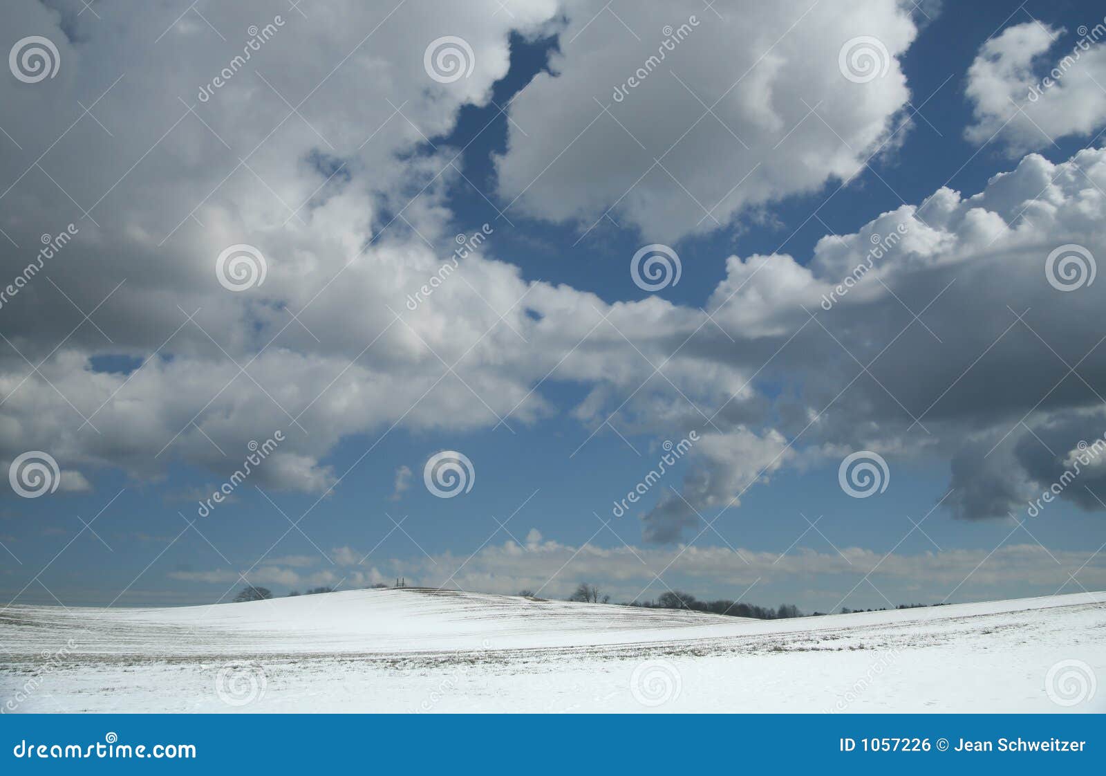 Winter stock photo. Image of farmland, sunny, line, season - 1057226