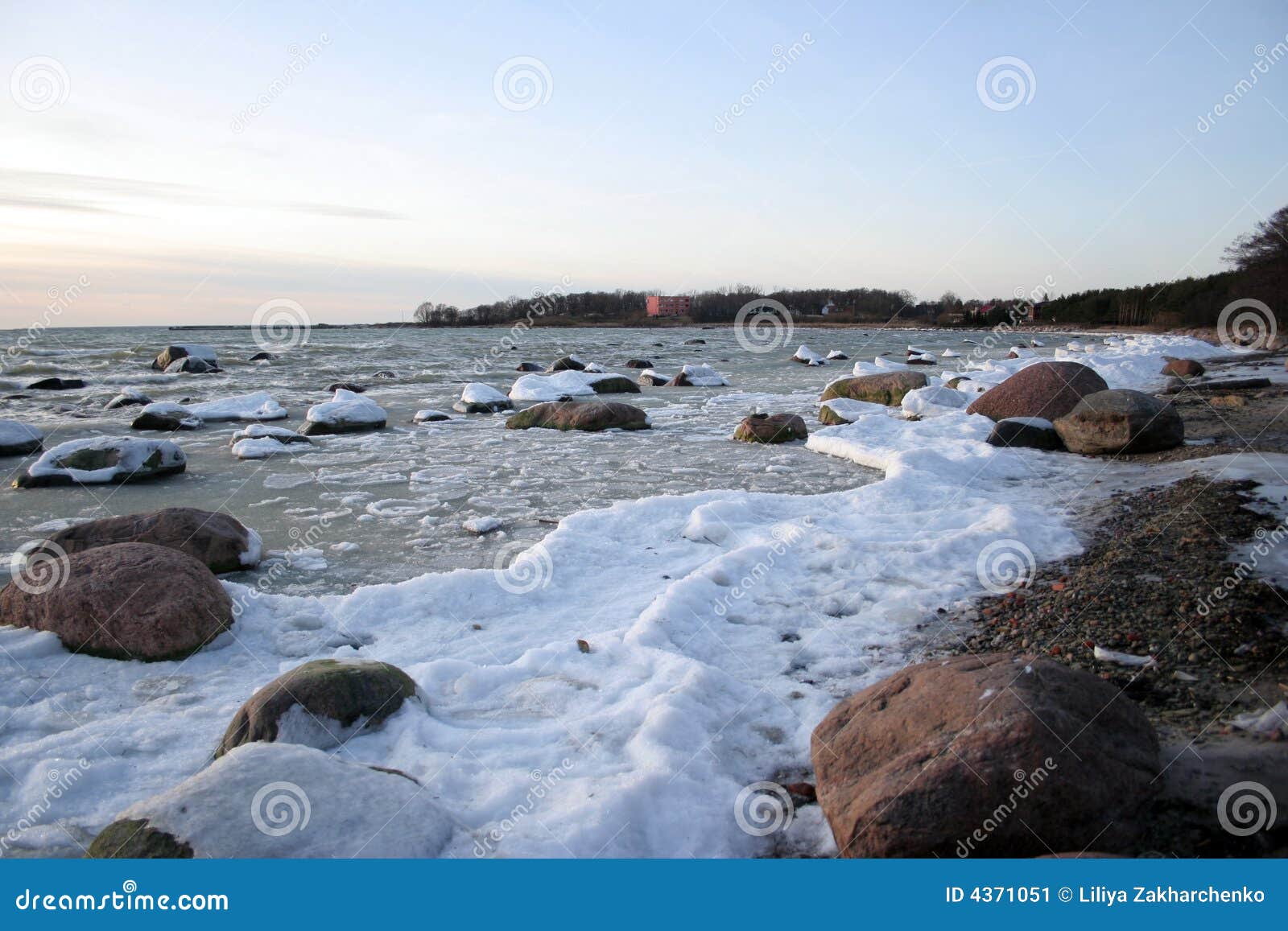 Winter stock image. Image of baltic, nature, waves, salt - 4371051