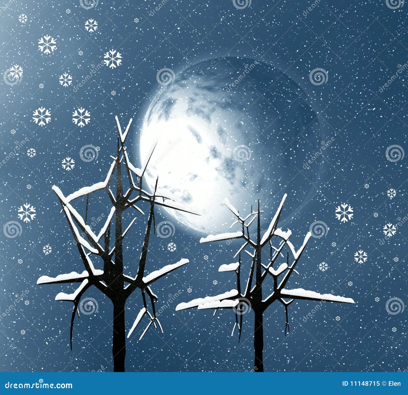 Winter abstract stock illustration. Illustration of clip - 11148715