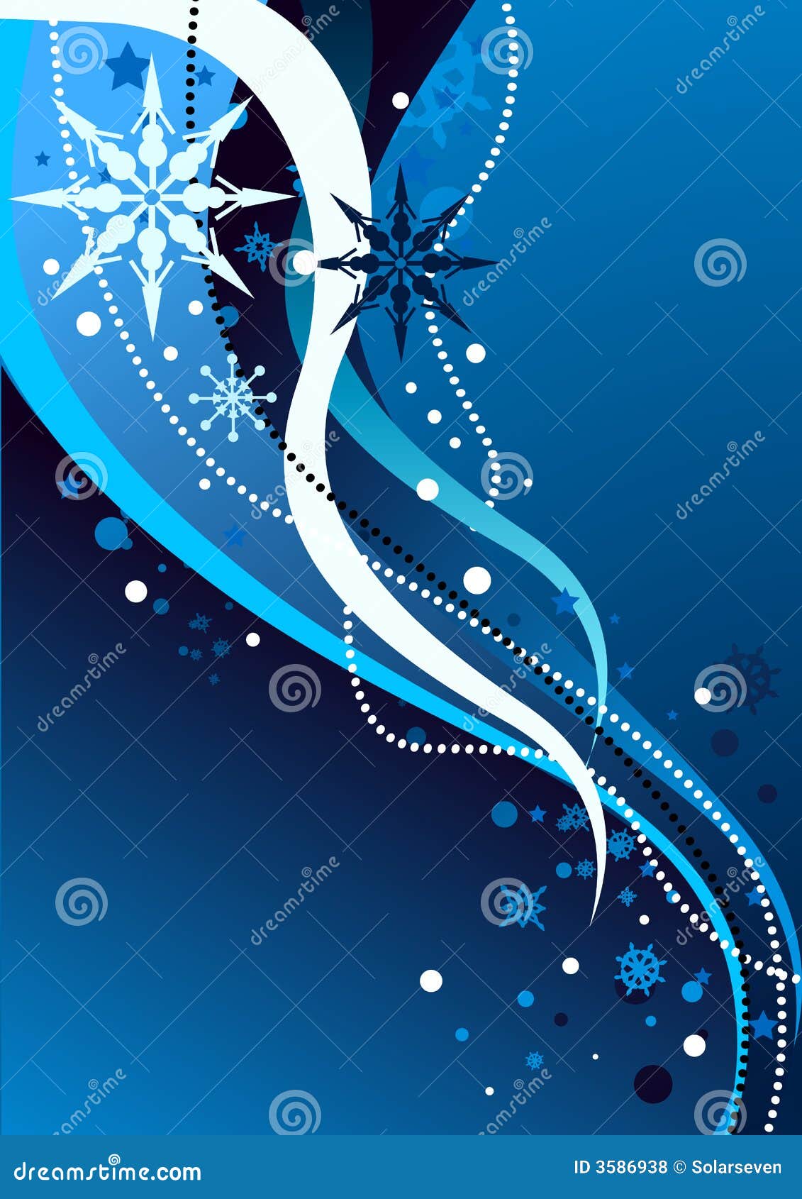Winter Abstract Illustration Stock Vector - Illustration of silhouette ...