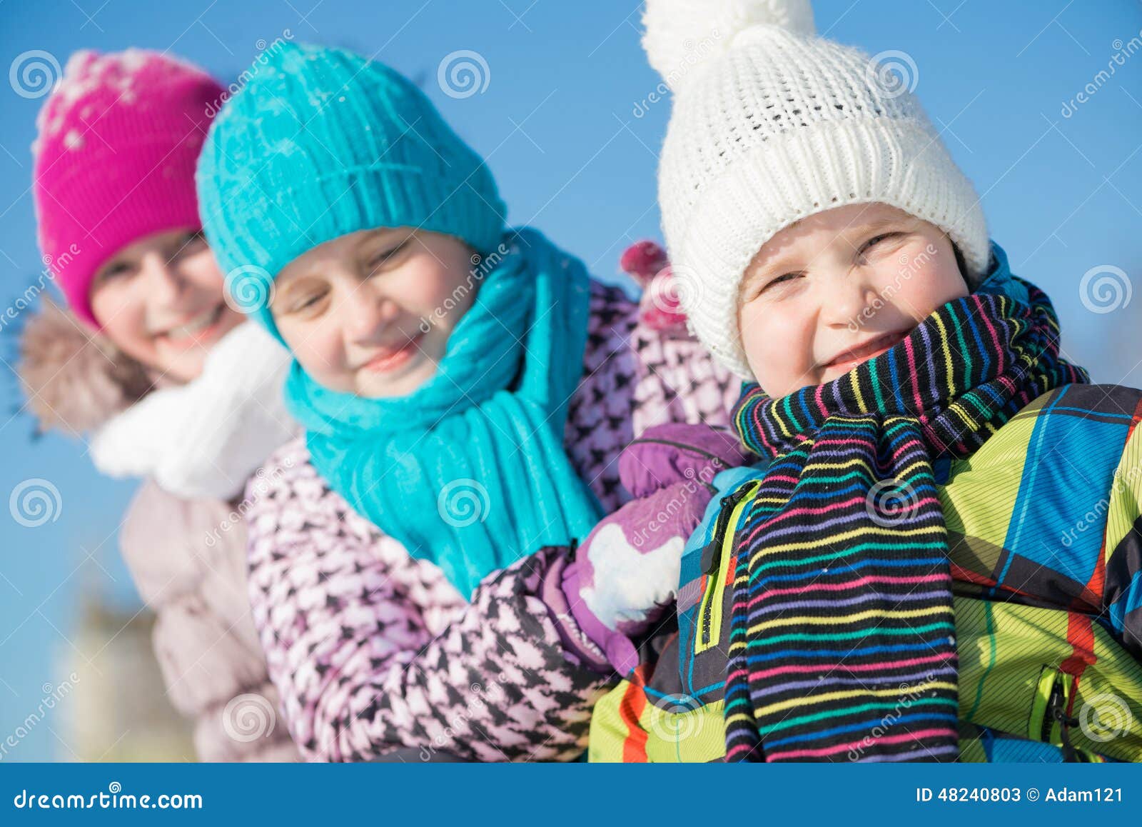 Winter activity stock image. Image of season, expression - 48240803