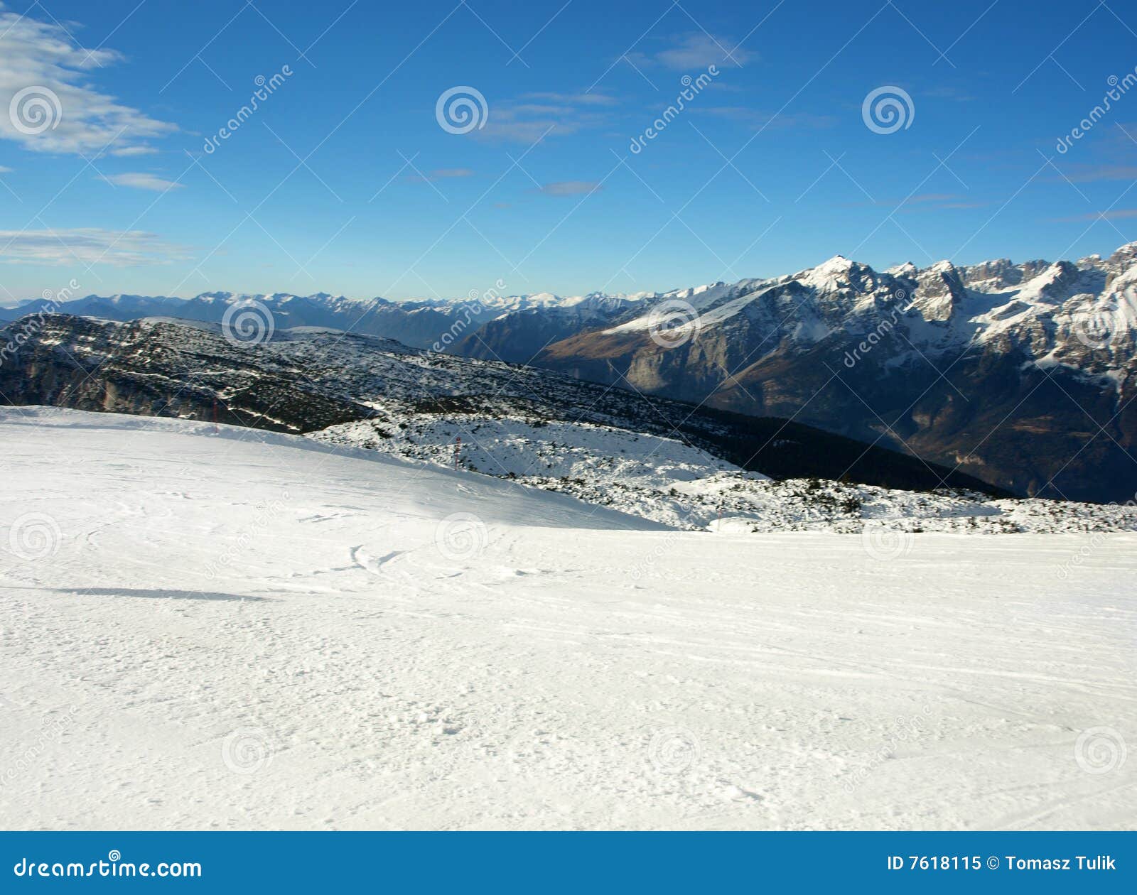 Winter alpine stock image. Image of sport, france, skier - 7618115