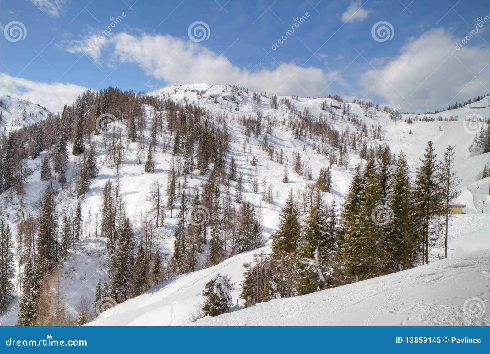 Winter alpine landscape stock image. Image of season - 13859145