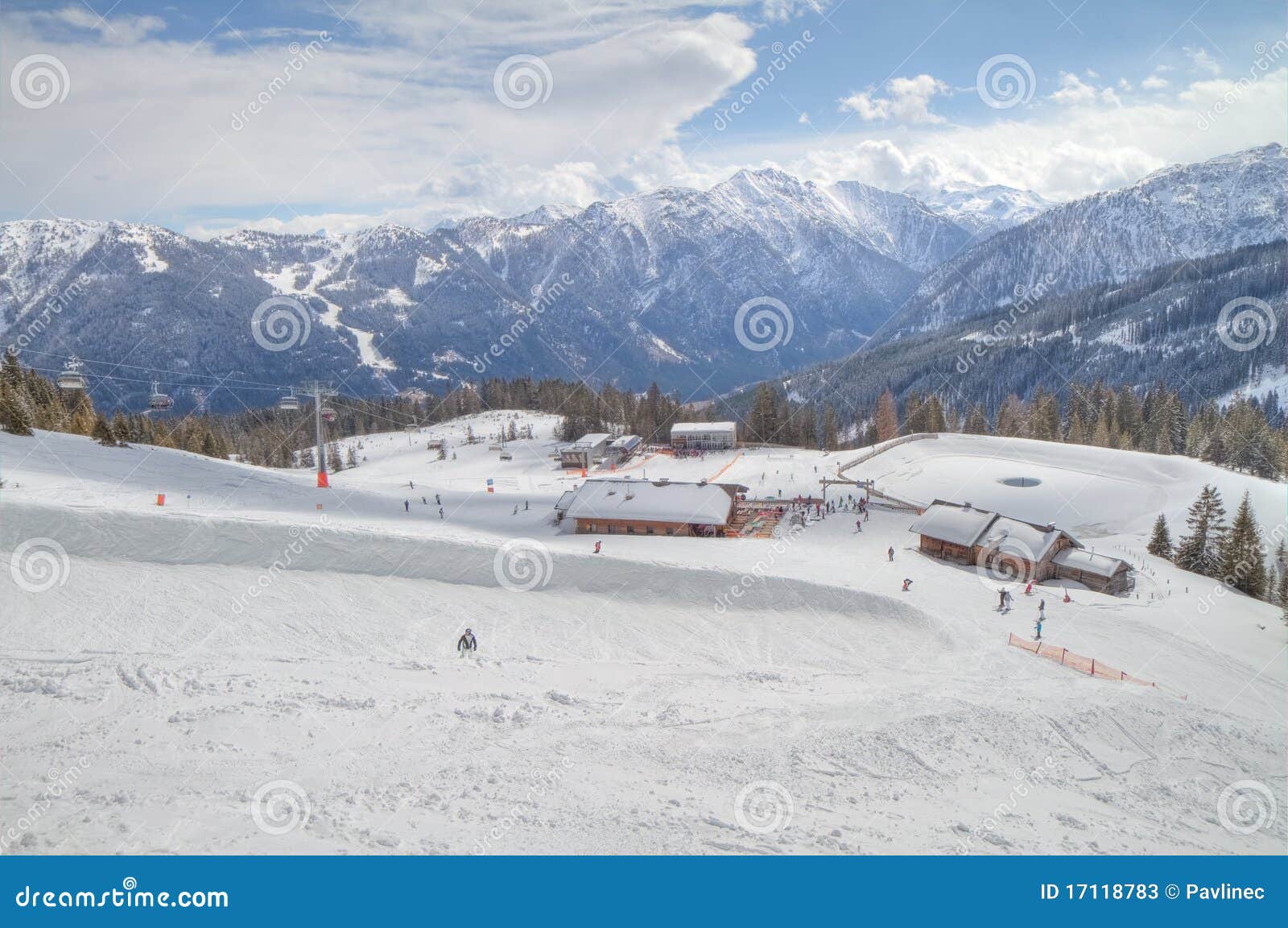 Winter alpine landscape stock image. Image of scenery - 17118783