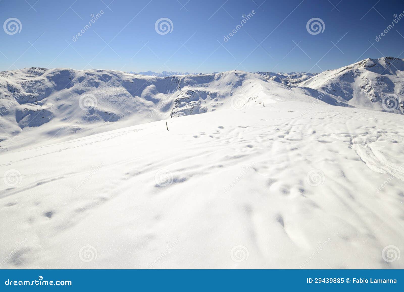 Winter alpine scene stock image. Image of glacier, cold - 29439885