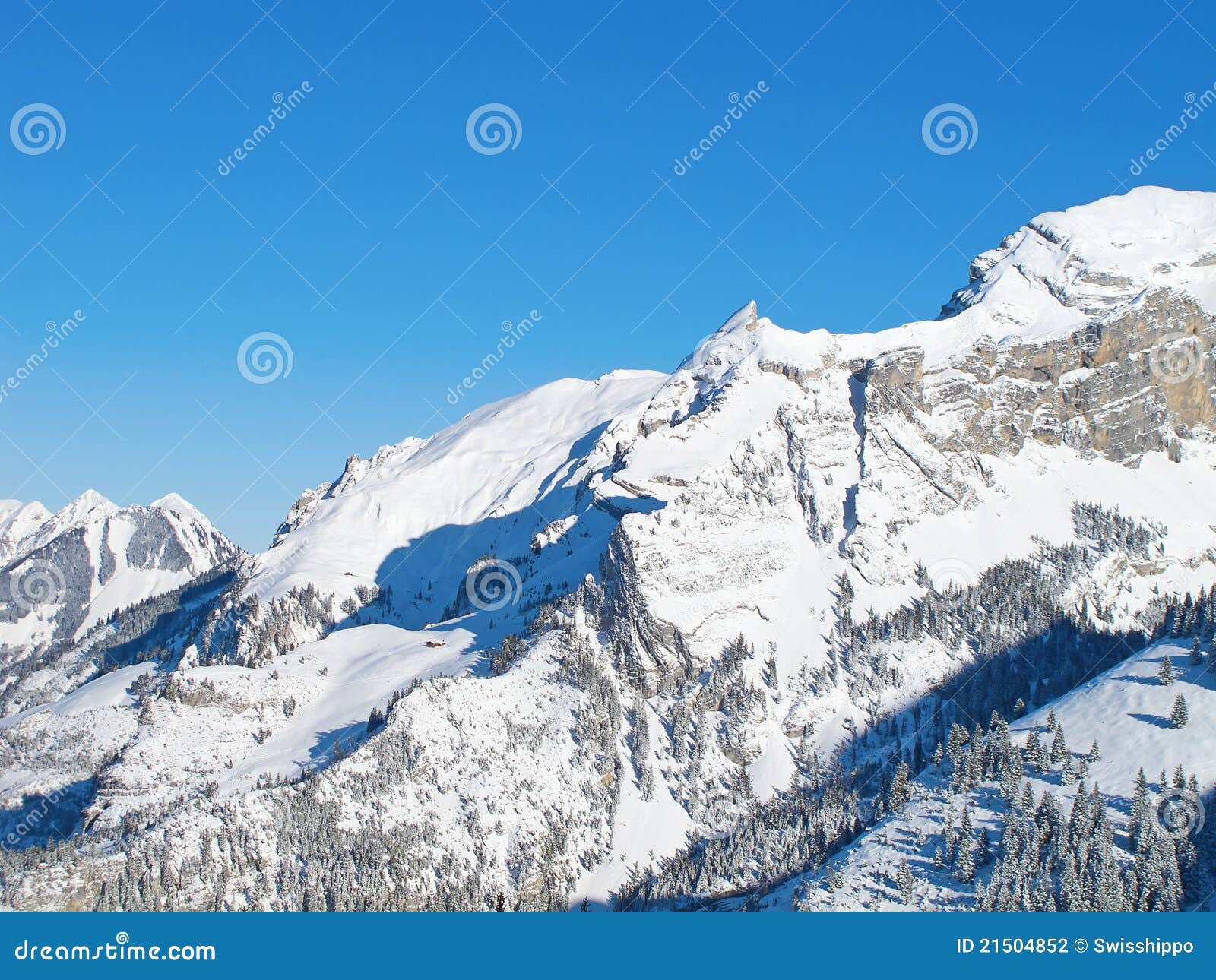 Winter in the alps stock photo. Image of mountain, frost - 21504852