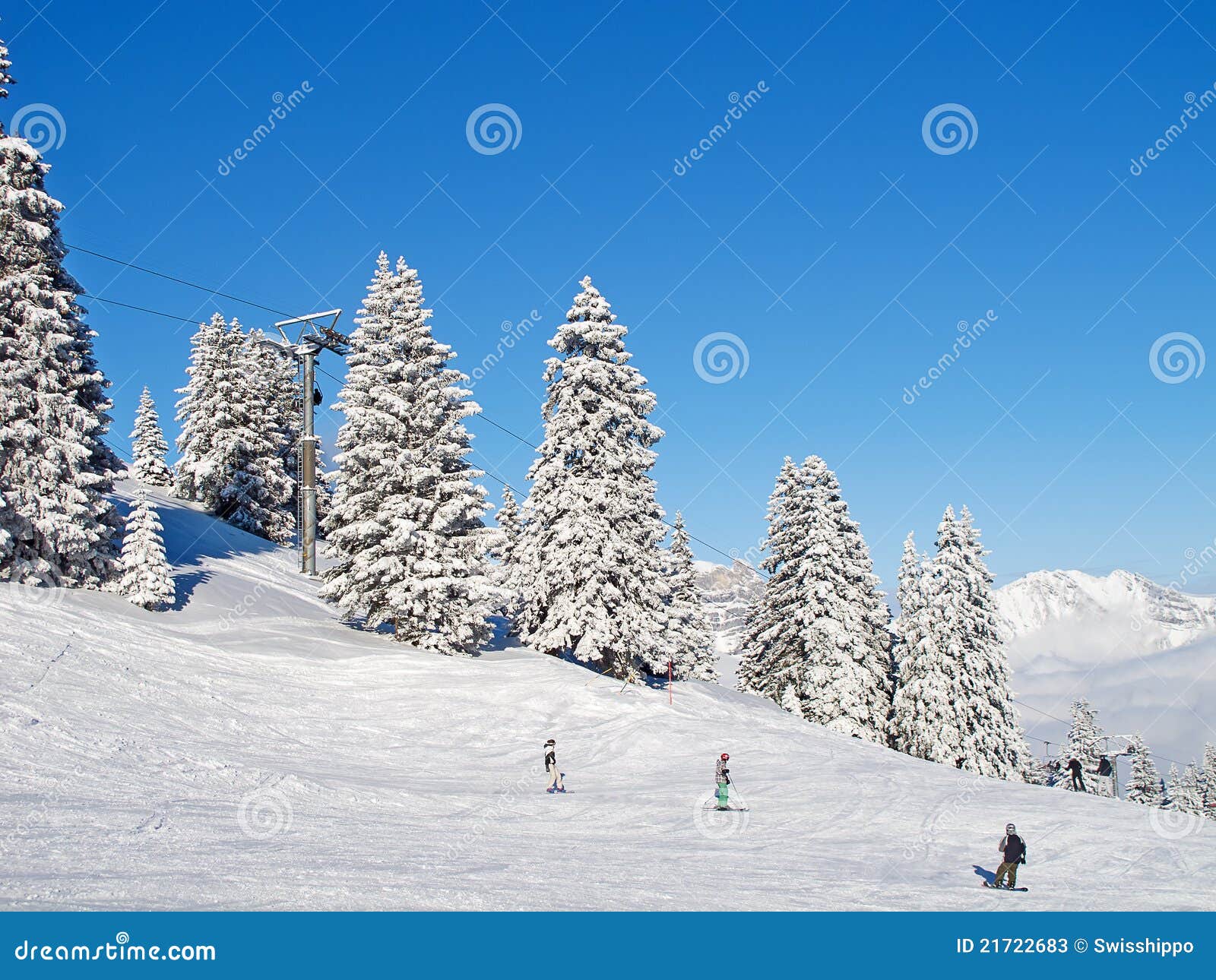 Winter in the alps stock image. Image of chill, crystal - 21722683