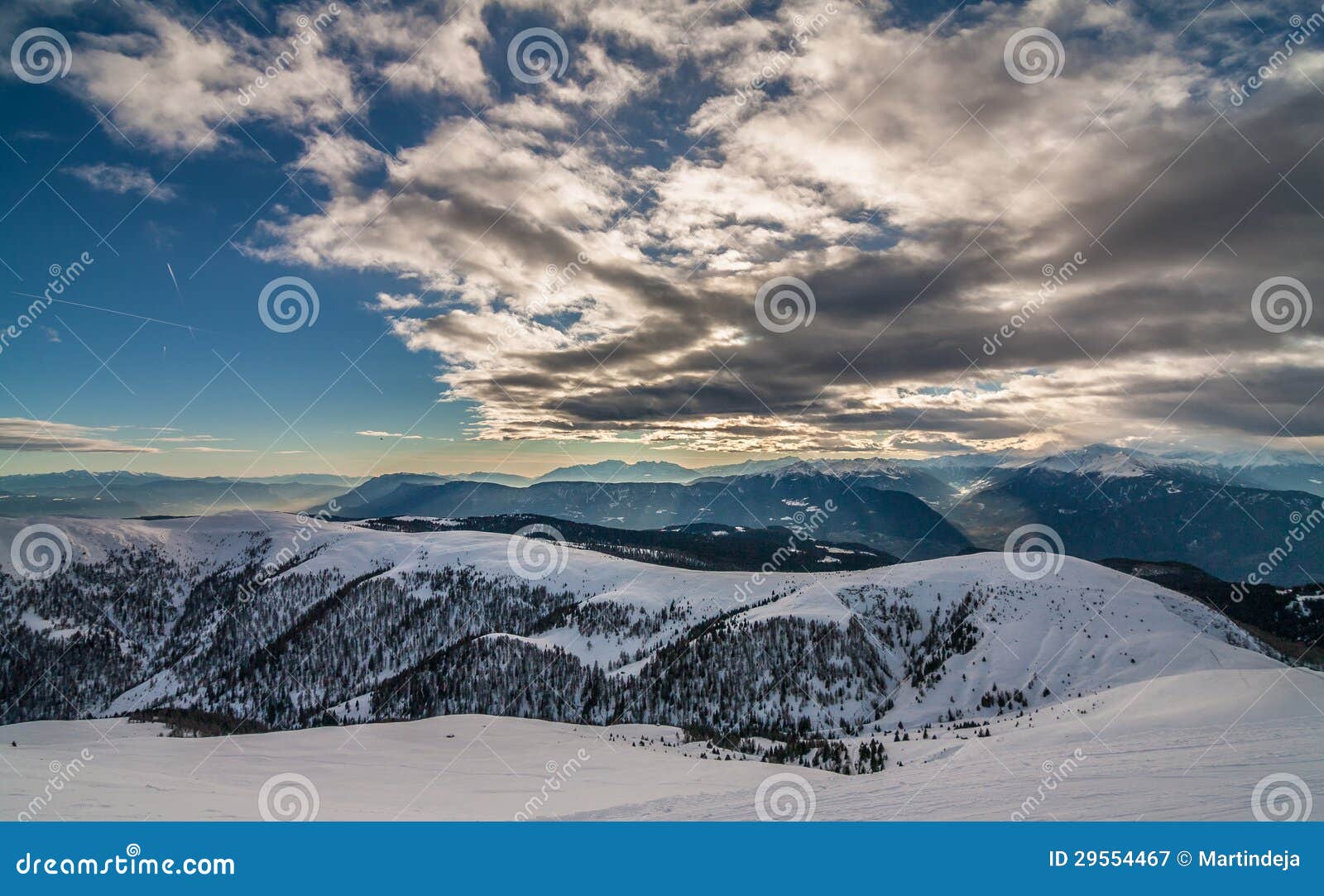 Winter in the alps stock image. Image of snowboard, mountain - 29554467