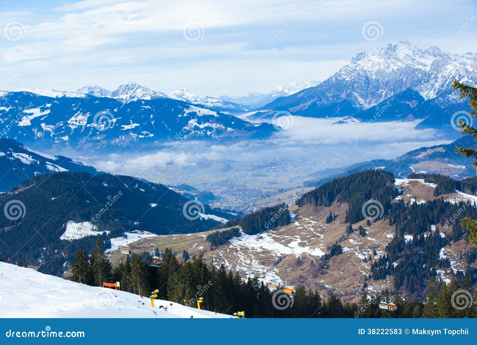 Winter in Alps stock image. Image of europe, clean, glacier - 38222583
