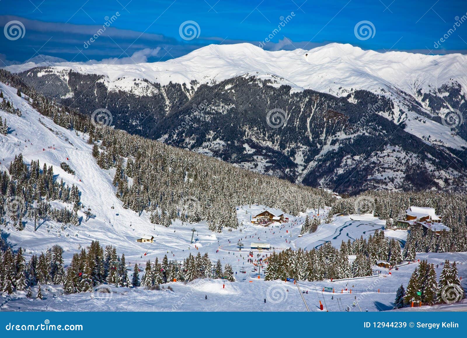 Winter Alps landscape stock image. Image of background - 12944239