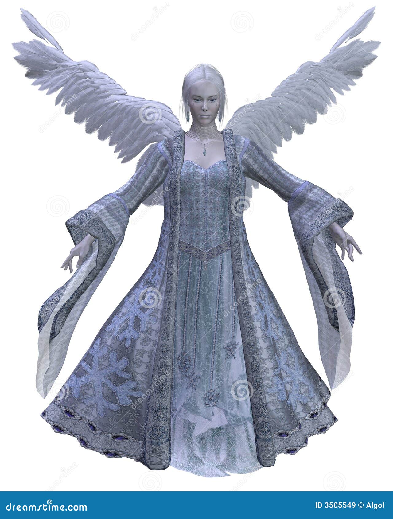 Winter Angel - 1 stock illustration. Illustration of winter - 3505549