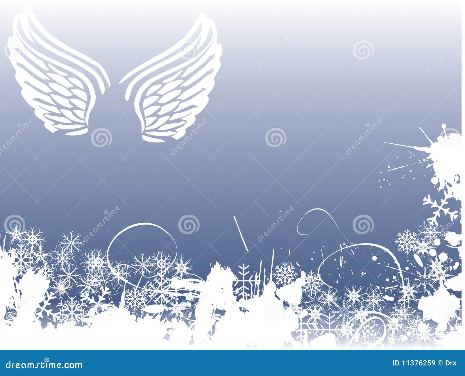 Winter angel background stock vector. Illustration of abstract - 11376259