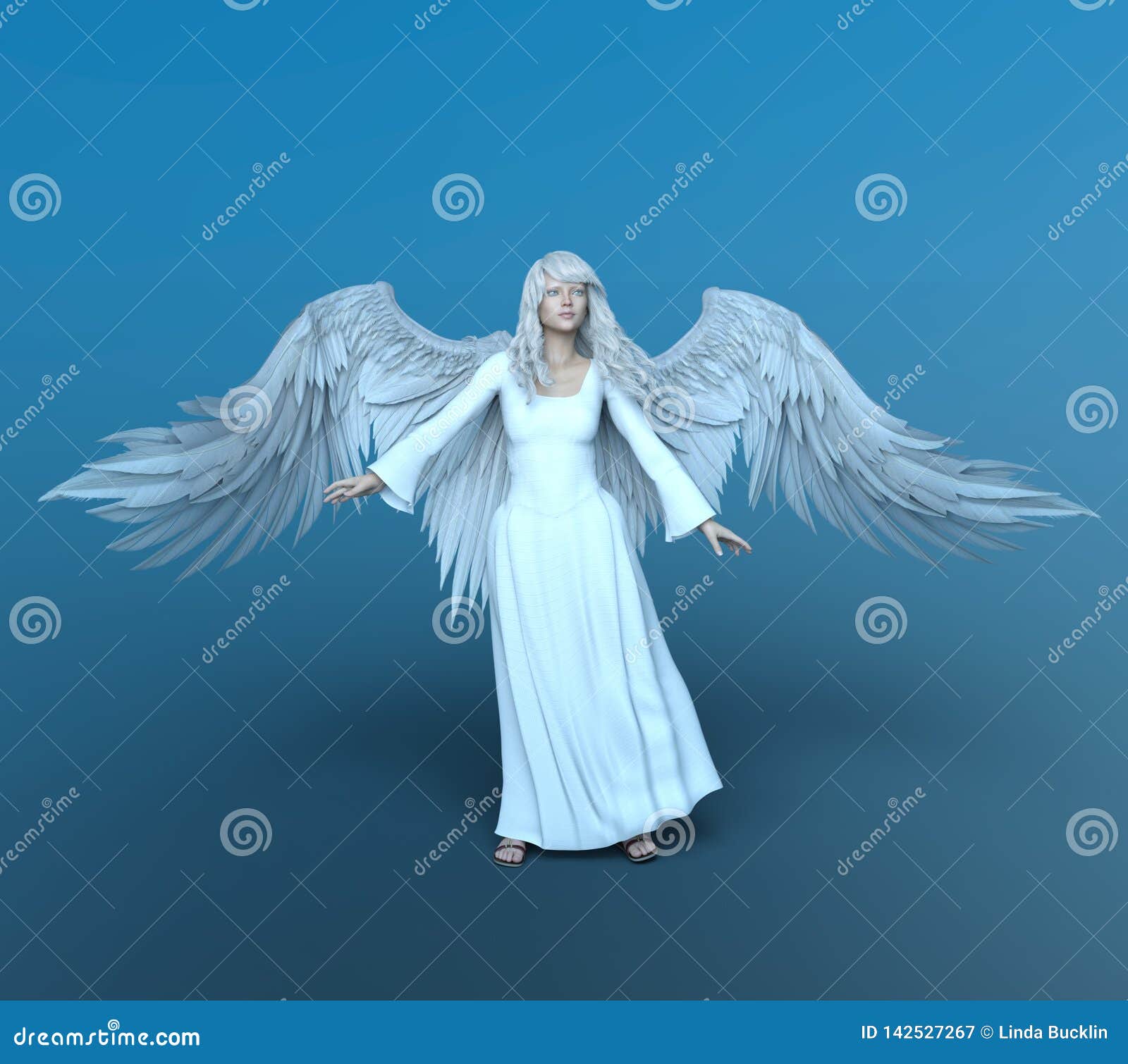 Winter Angel stock illustration. Illustration of pretty - 142527267