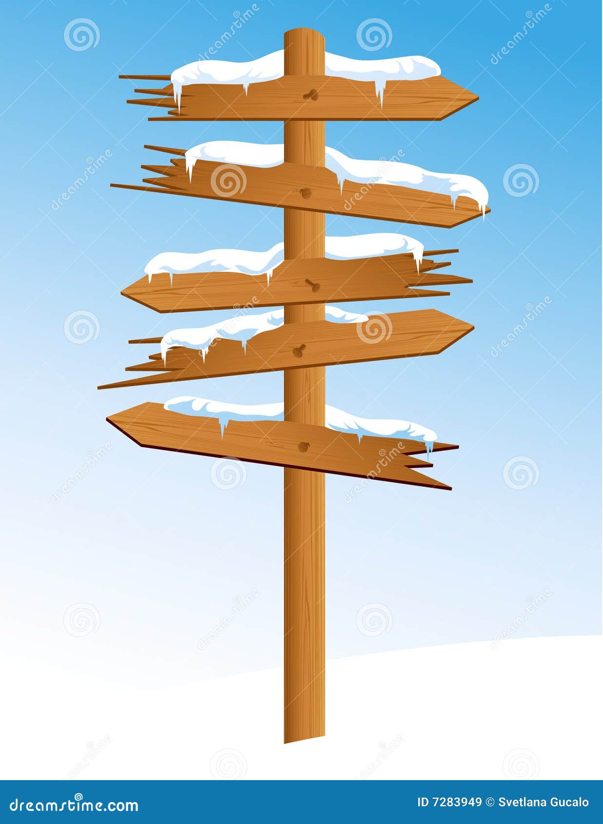 Winter_arrow stock vector. Illustration of sign, pattern - 7283949